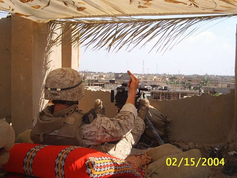 Four Marines on a Rooftop – Gunsmoke Journal